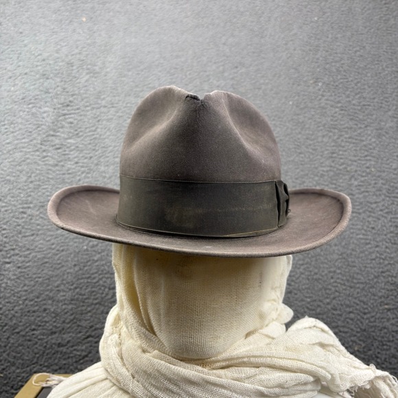Stetson | Accessories | Vintage Stetson 3x Beaver Fedora Hat Mode Edge ...